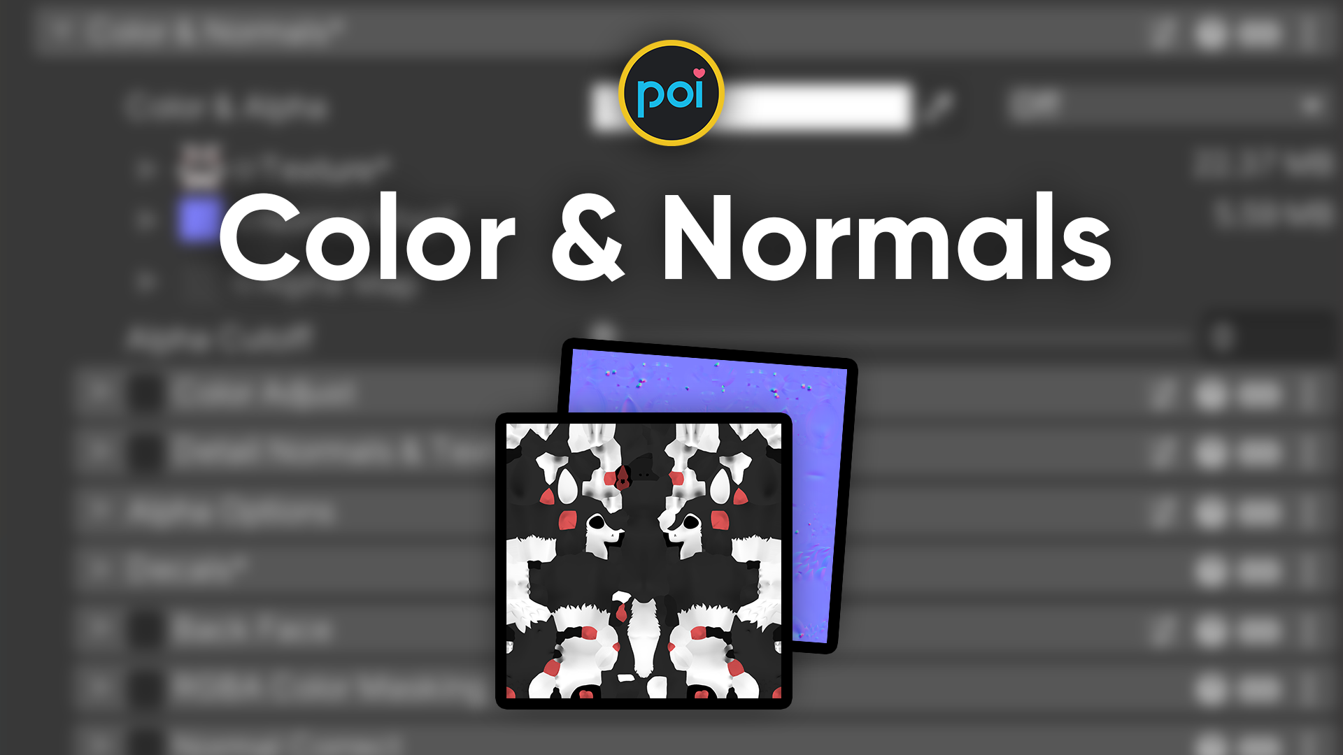 Color & Normals | Poiyomi Shaders