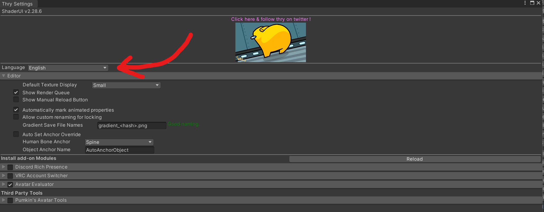 Settings | Poiyomi Shaders
